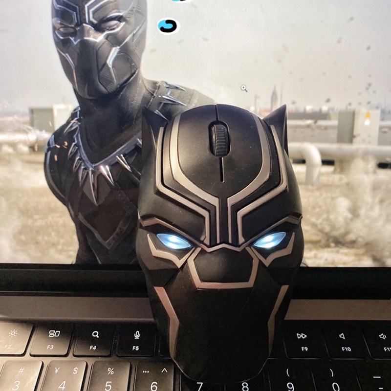 Marvel MK46 Avengers Iron Man Wakanda Black Panther 3D Mouse Super Cool ...