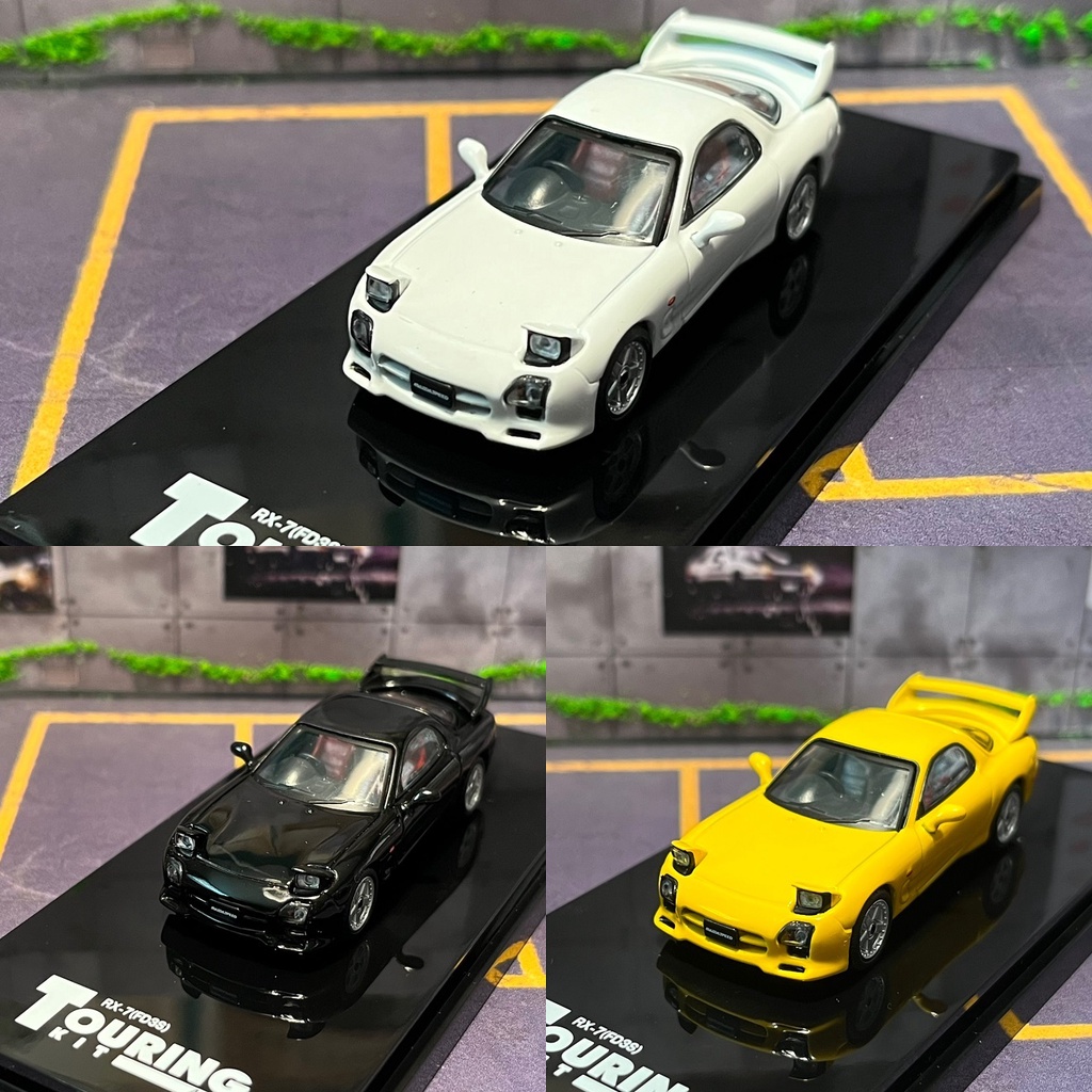 Hobby Japan 1/64 Mazda RX7 FD3S Lamp stand Alloy Diecast Car Model ...
