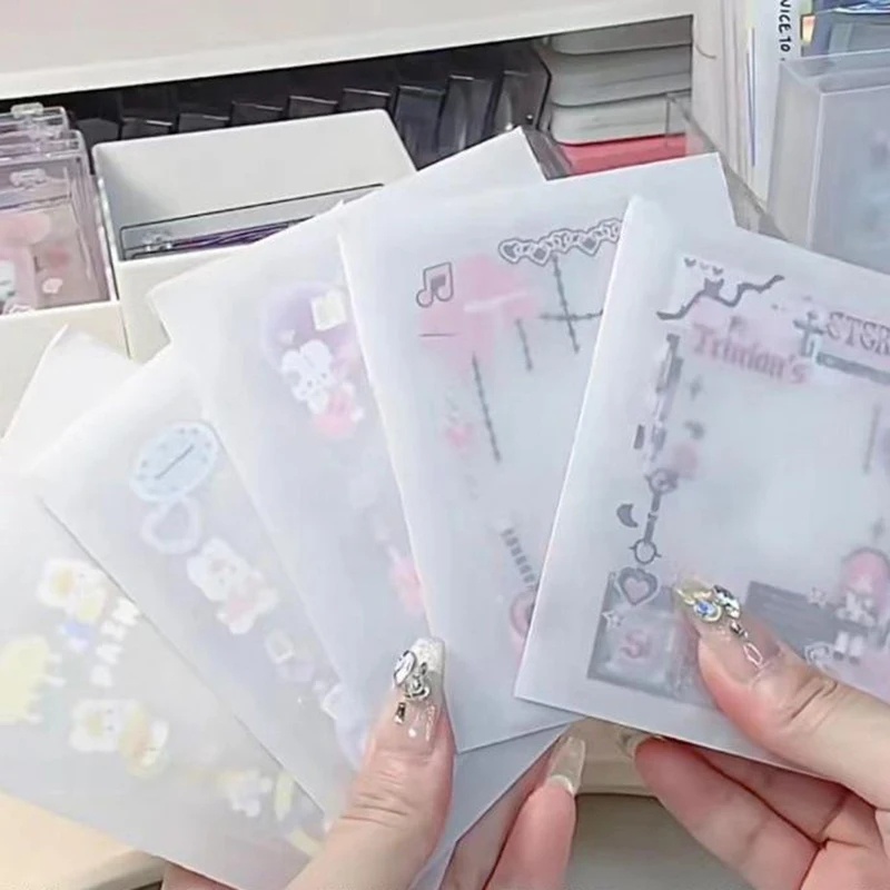 Semi-transparent Waterproof Paper Envelope/ DIY Postcard Idol Star ...
