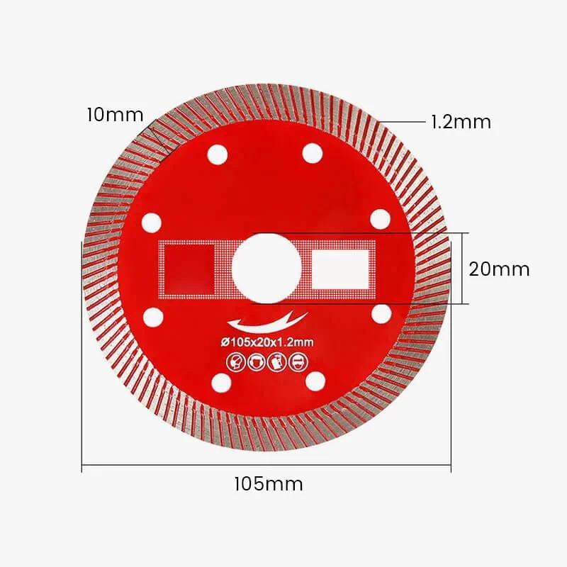 105mm 4 Inch Super Thin Diamond Cutting Disc For Stone Porcelain Tile ...