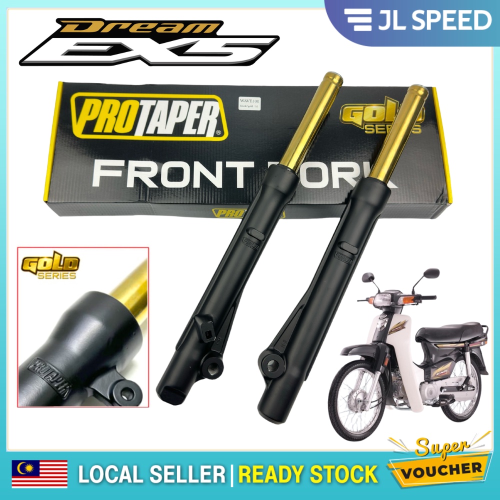 PROTAPER FRONT FORK (BATANG GOLD) HONDA EX5 DREAM / WAVE 100 WAVE100 ...