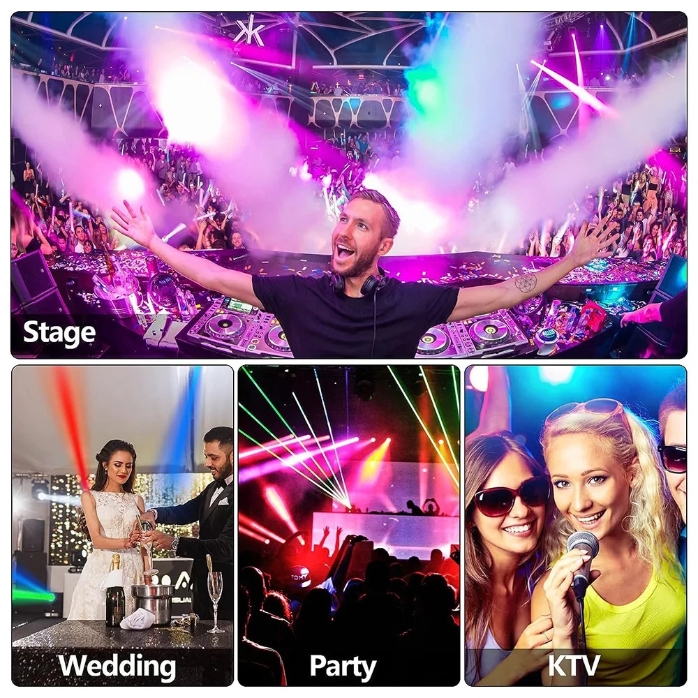 36LED Par Lights 9 Modes 18/36W RGB DJ Stage Lamp RGB Disco Light Stage ...