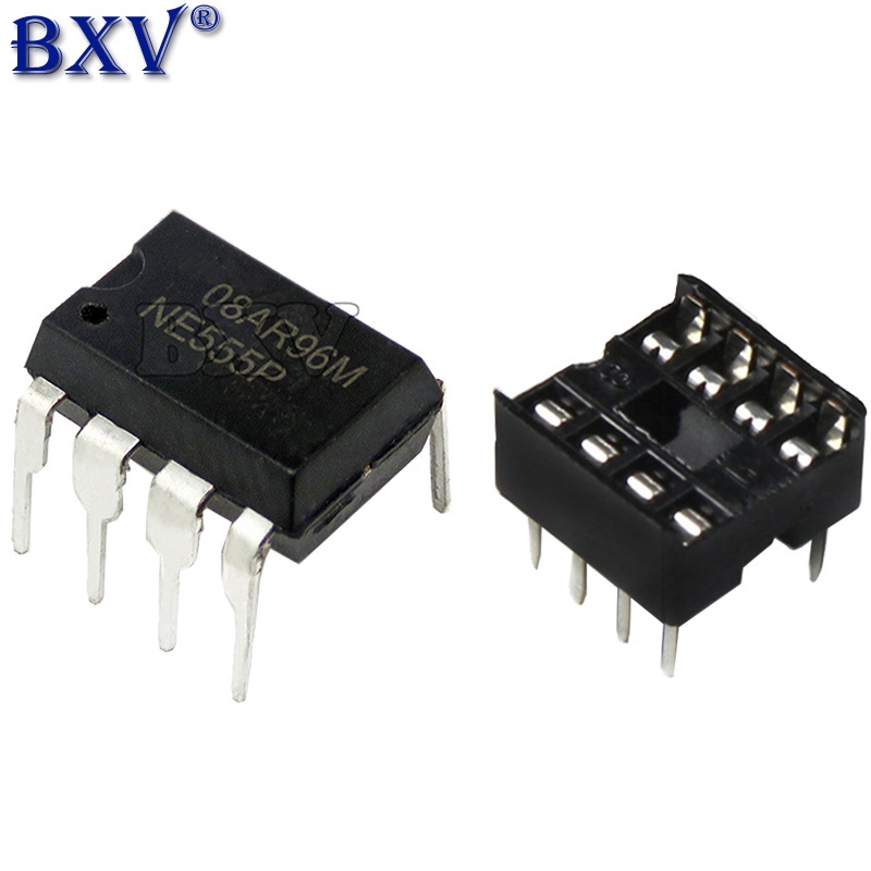 20PCS/LOT New NE555 NE555P NE555N 555 Timers DIP-8 8 Pin DIP Sockets ...