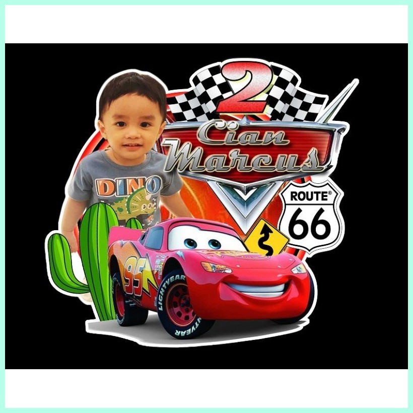 CARS MCQUEEN Printable Cake Topper / CUSTOMIZED | Shopee Philippines