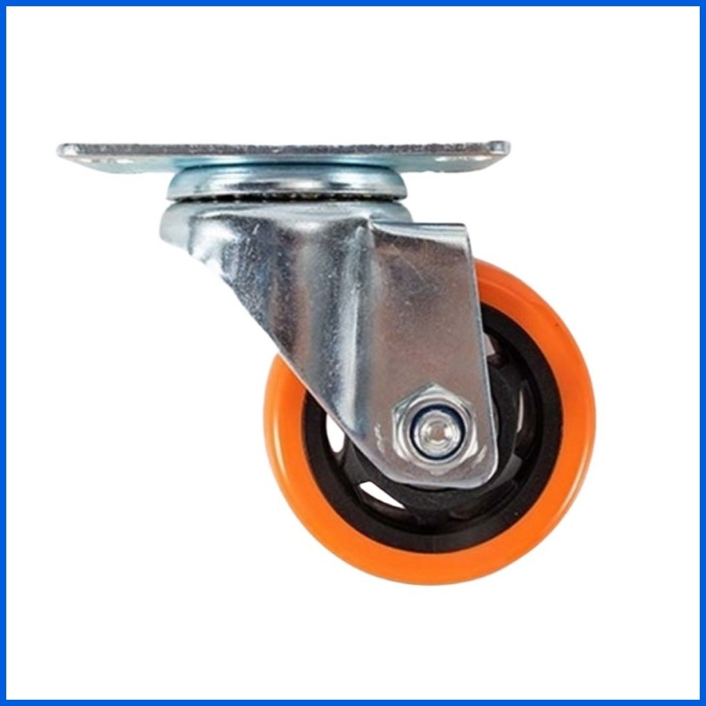 Caster Wheel Heavy Duty Trolley Wheel Swivel Lock Caster 3/4/5 inch Universal Push Cart Wheel ...