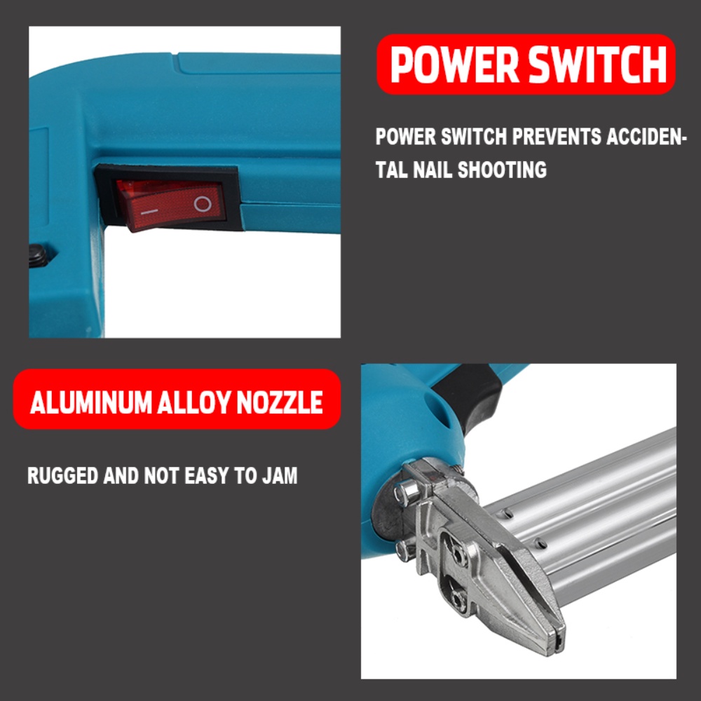 Electric Nail Gun F30 Electric Pneumatic Nailer Gun F30 Wood Air ...