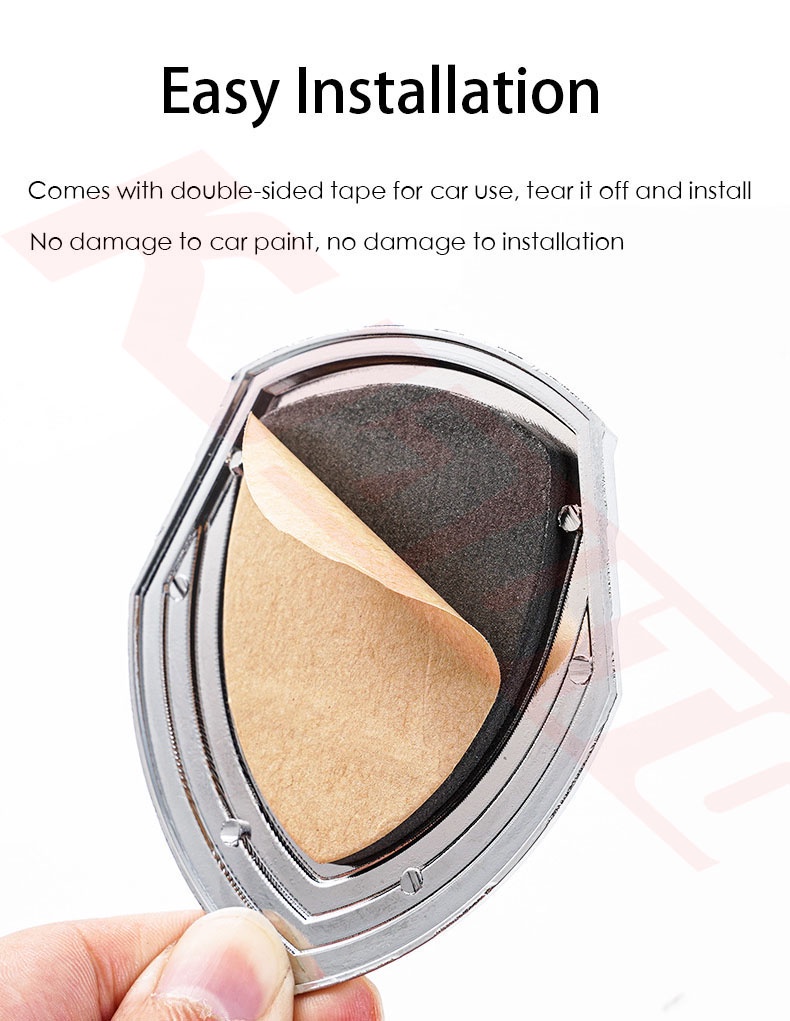 MG Car Door Side Label Fender Metal Sticker Stainless Steel Leaf Panel ...