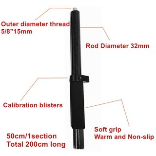 1.8M 2M Length GPS Prism Pole Carbon Fibre Survey GNSS RTK SURVEYING ...