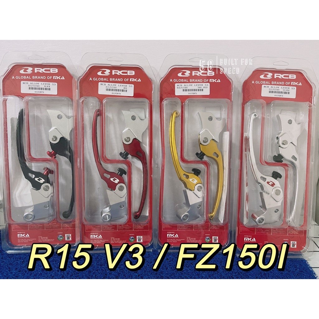 RCB S3 series alloy clutch brake lever set LEFT AND RIGHT SIDE R15 V3 ...