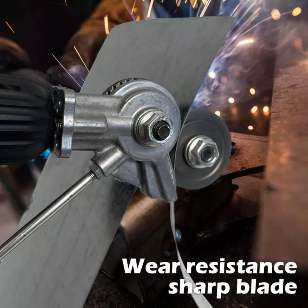 Electric Drill Metal Plate Cutter Metal Iron Tin Plate Quick Cutting Tool Labor-Saving Electric ...