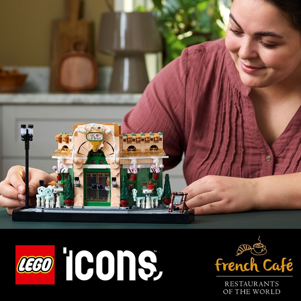 LEGO 10362 Icons French Café Building Kit (1101 Pieces) | Shopee ...