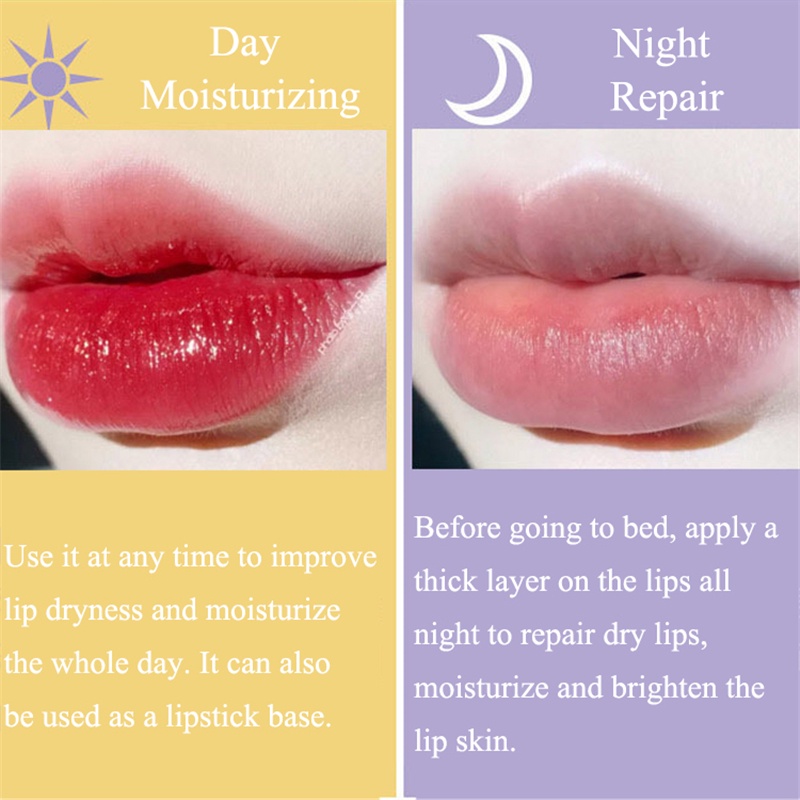 Cappuvini Moisturizing Lip Gloss Lip Balm Nourishing Anti-wrinkle Anti ...