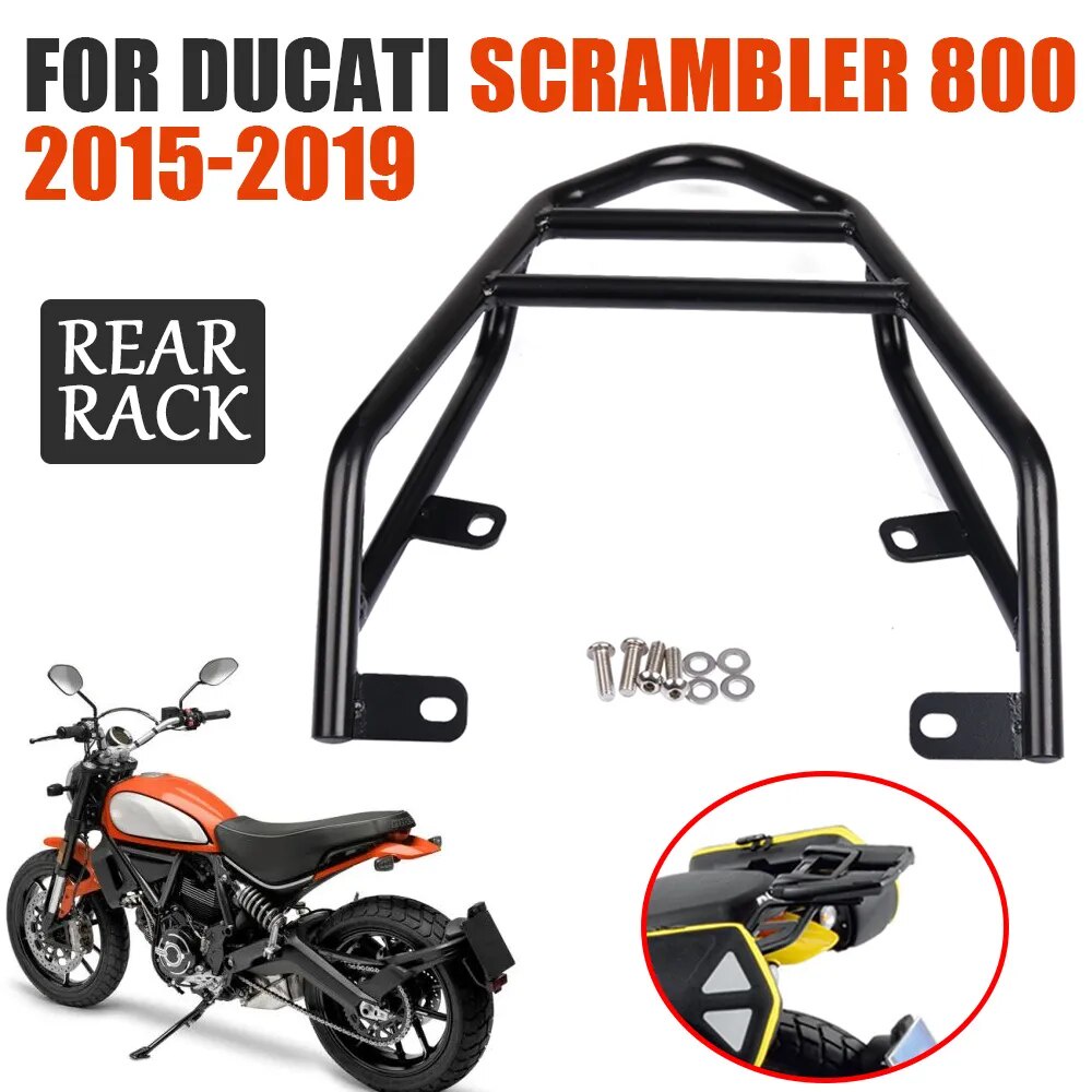 For DUCATI SCRAMBLER 800 SCRAMBLER800 2015 - 2019 Motorcycle Rear Rack ...