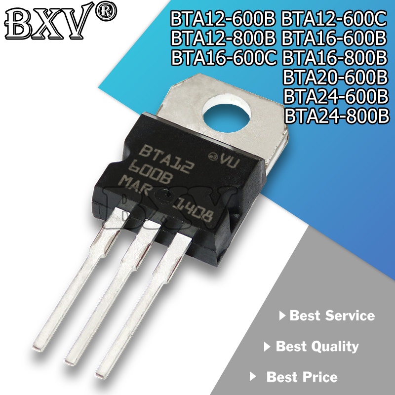 10pcs/lot BTA12-600B BTA12-600C BTA12-800B BTA16-600B BTA16-600C BTA16-800B BTA20-600B BTA24 ...