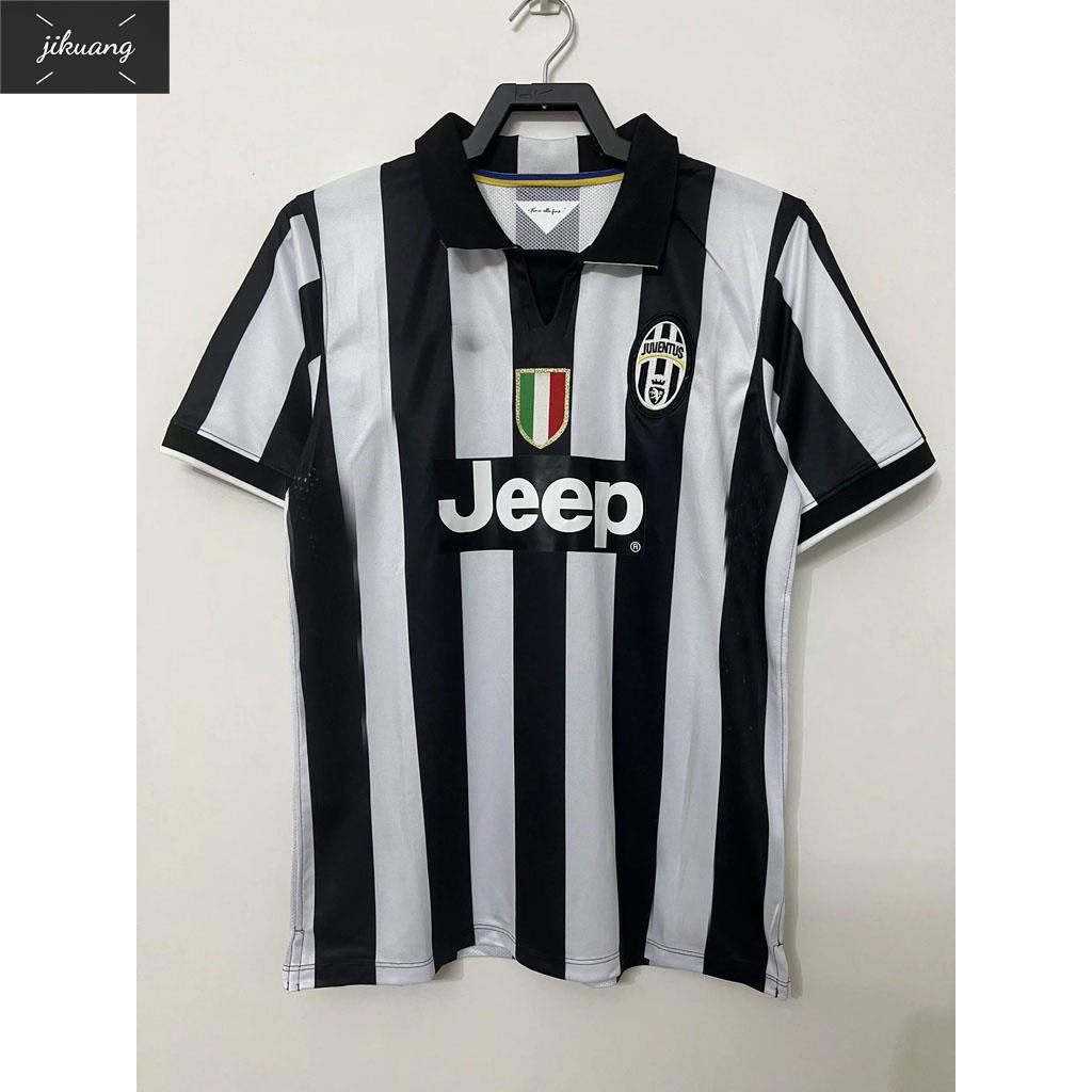 Juventus Jersey 23 24 Player Issue Retro Collar Jersey 14-15 Jeep Juve ...