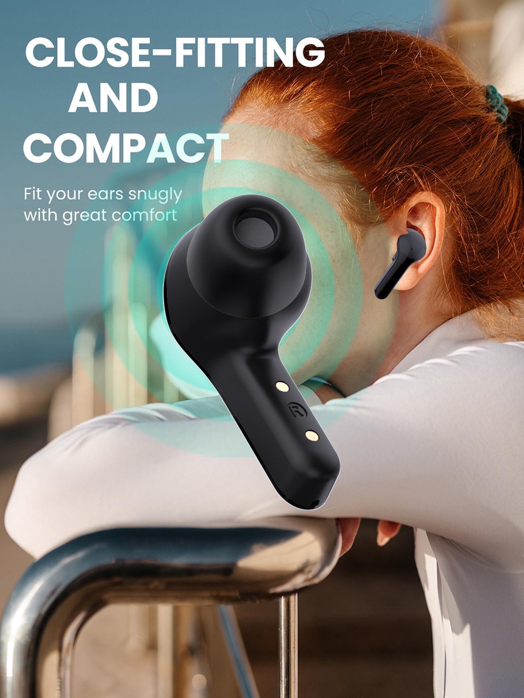 Earbuds 1pcs(Freebie:case+ korean style keychain) Colorful True ...