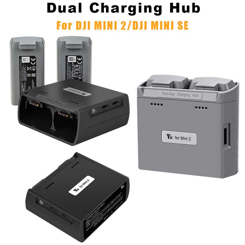 Two-Way Charging Hub para sa DJI MINI 2/MINI SE Battery Charging Butler ...