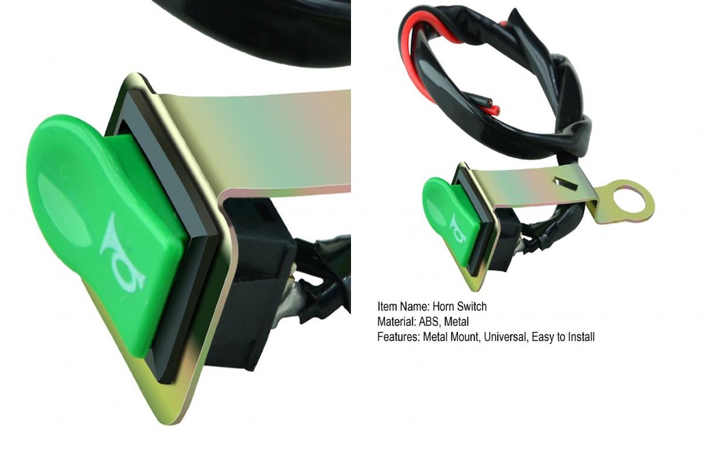 [FM] Easy to Use Horn Switch Motorcycle Horn Switch Universal ...
