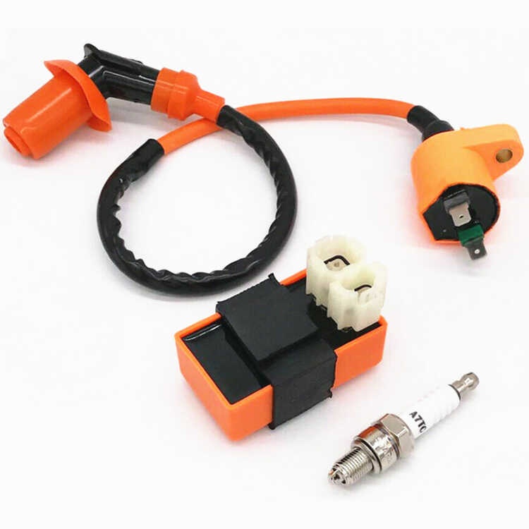 Motorcycle Racing AC CDI + Spark Plug + Ignition Coil Kits Para Sa Gy6 ...