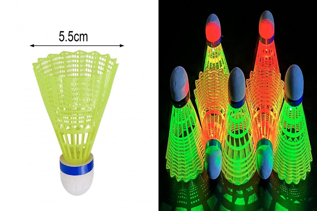 [AM] Foam Shuttlecocks Led Shuttlecocks 6pcs Led Luminous Badminton ...