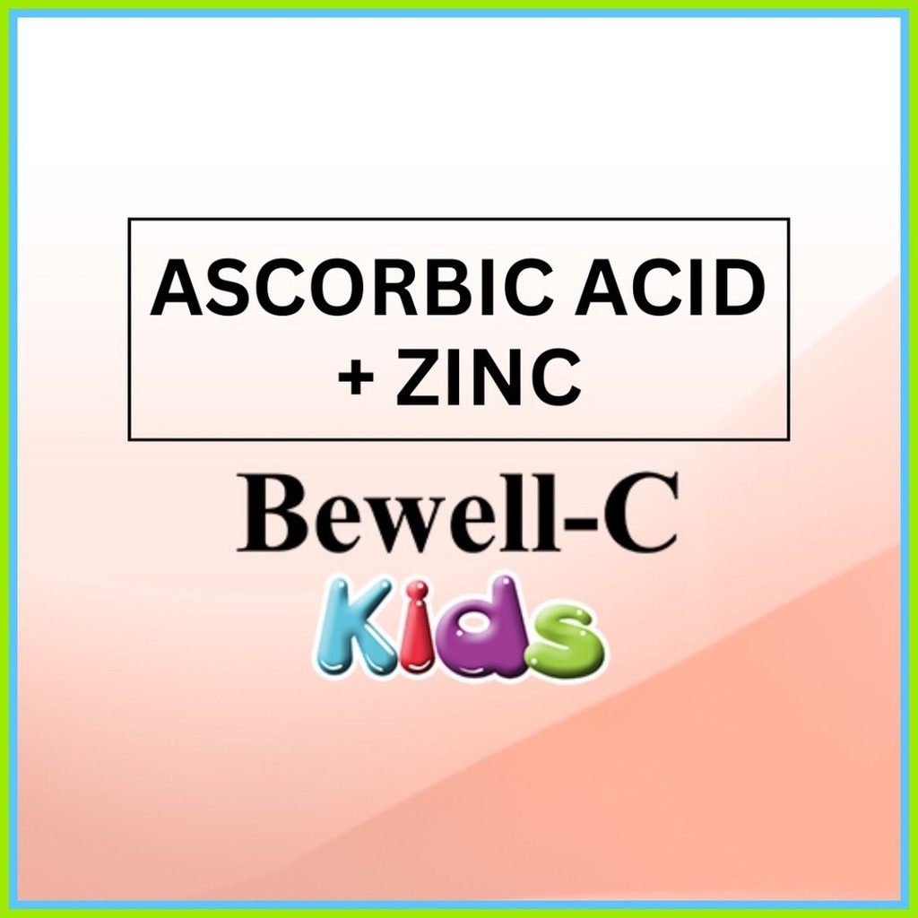 ♨ Bewell-C Kids Non-acidic Vitamin C with Zinc 120ml Bottle | Shopee ...