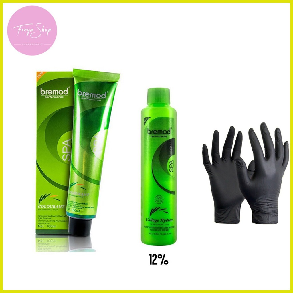 ⭐ Light Copper Blond Hair Color with Oxidant ( 8.43 Bremod Permanent ...