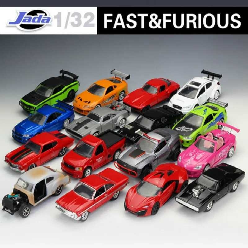 Jada 1:32 Classic Metal Fast And Furious 8 Race Car Alloy Diecast Toy ...