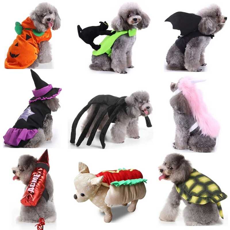Dog Christmas Costume Pet Halloween Damit Nakakatawa Batsuit Hot Dog ...