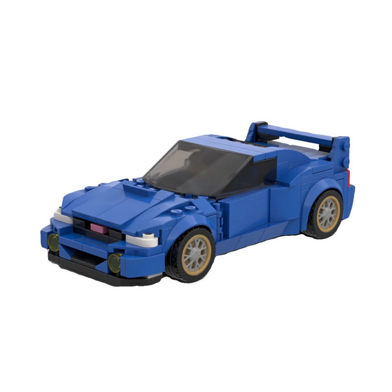 MOC Subaru 22b STi Speed Champions Sports Cars Building Blocks Toys For ...