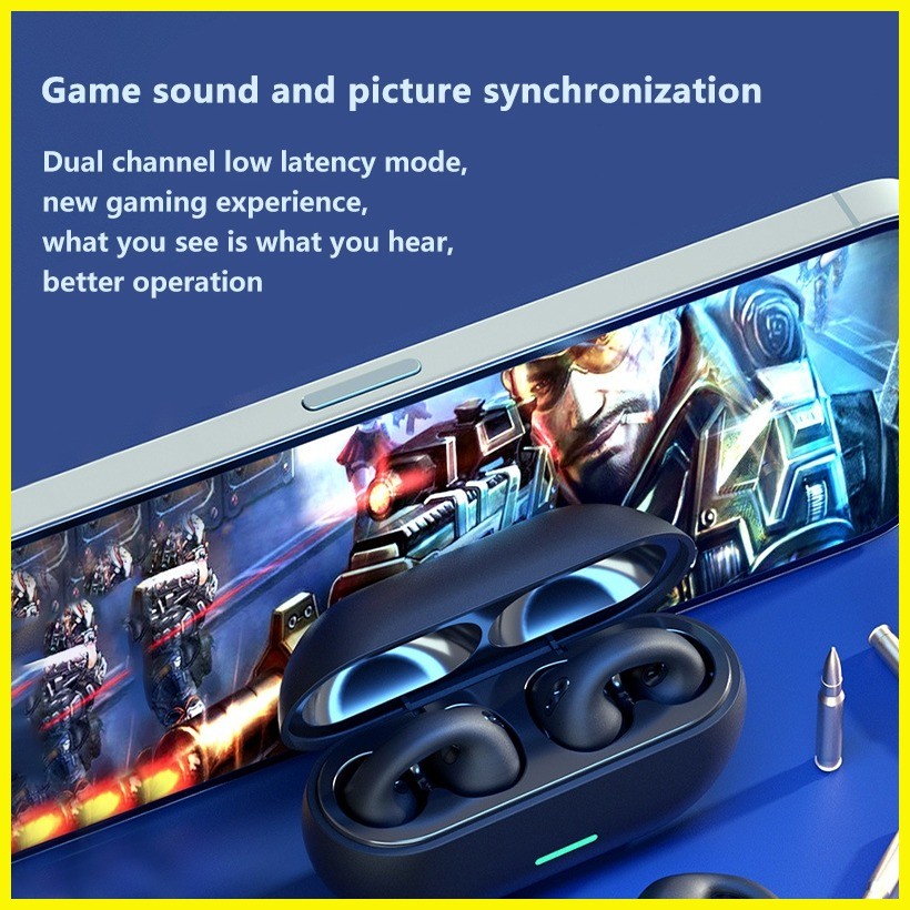 ⭐ Sony Earbuds 2024 Newest Bluetooth Bone Conduction Bulit-in Mic ...