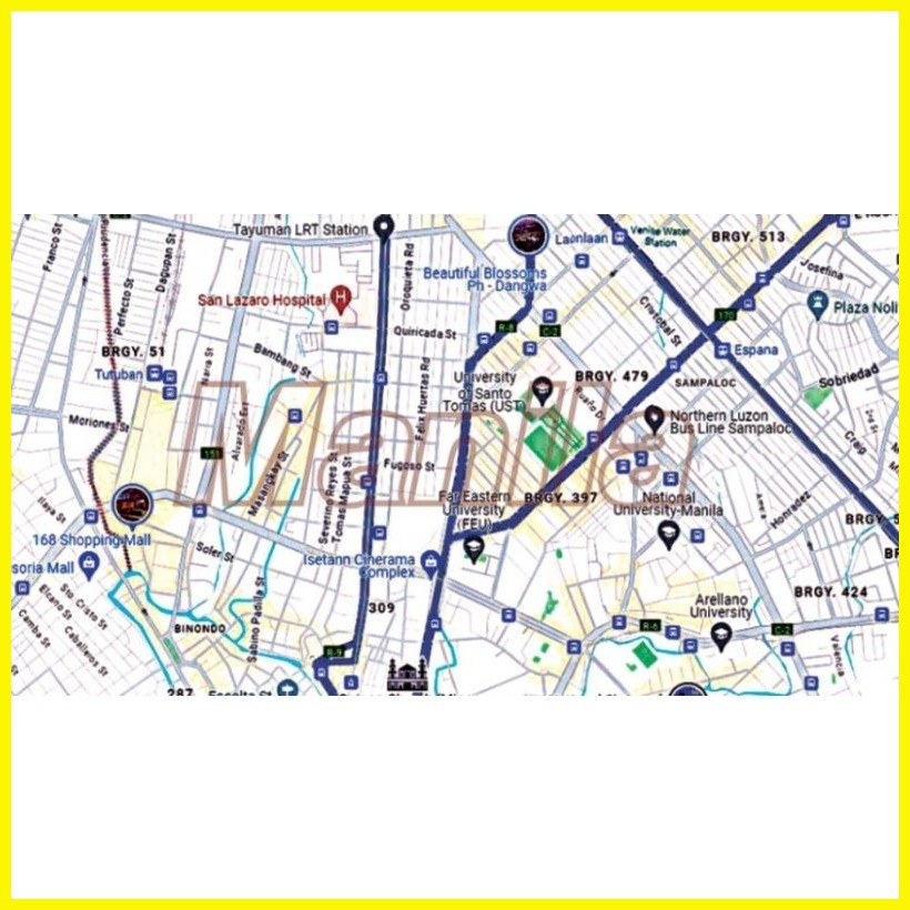 NCR MAP TARPAULIN POSTER 3X6FT 2024 EDITION | Shopee Philippines