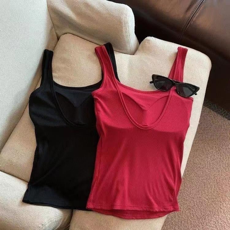 Backless suspender straps sexy vest inner breast pad base underwear Slimming and beautiful back ...