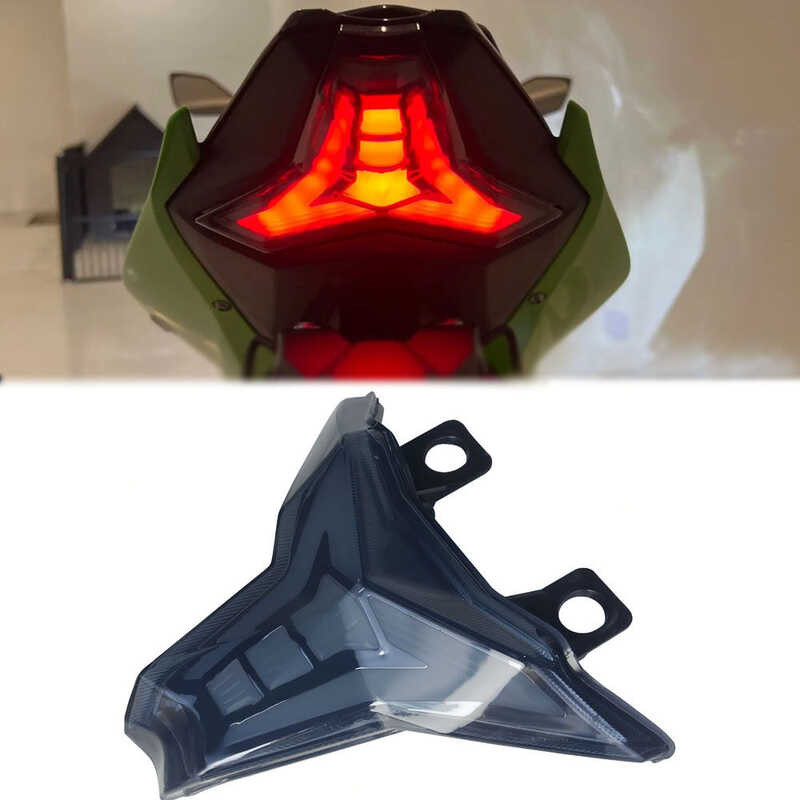 Integrated Motorcycle Tail Light Turn Signal Rear Brake Lamp Taillight ...