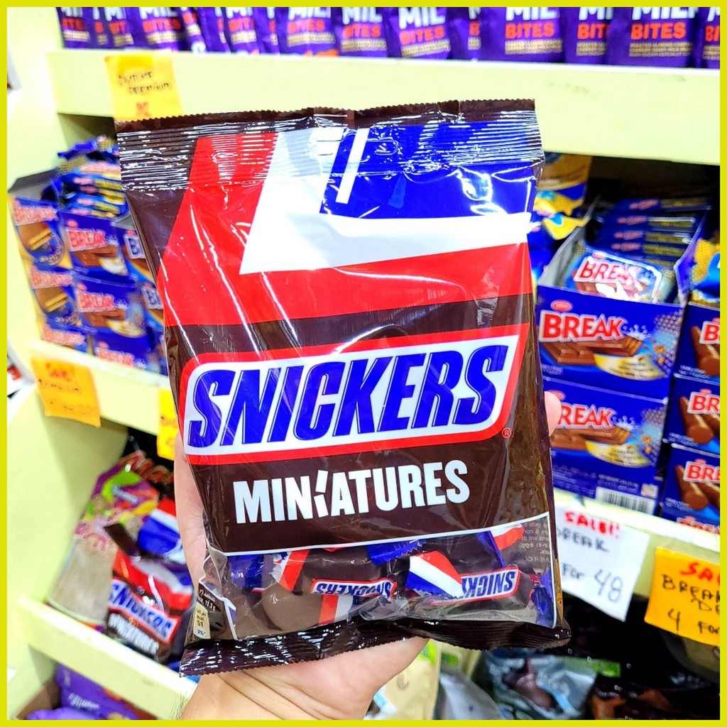 Snickers Miniatures Chocolate Bar | 150g | Shopee Philippines