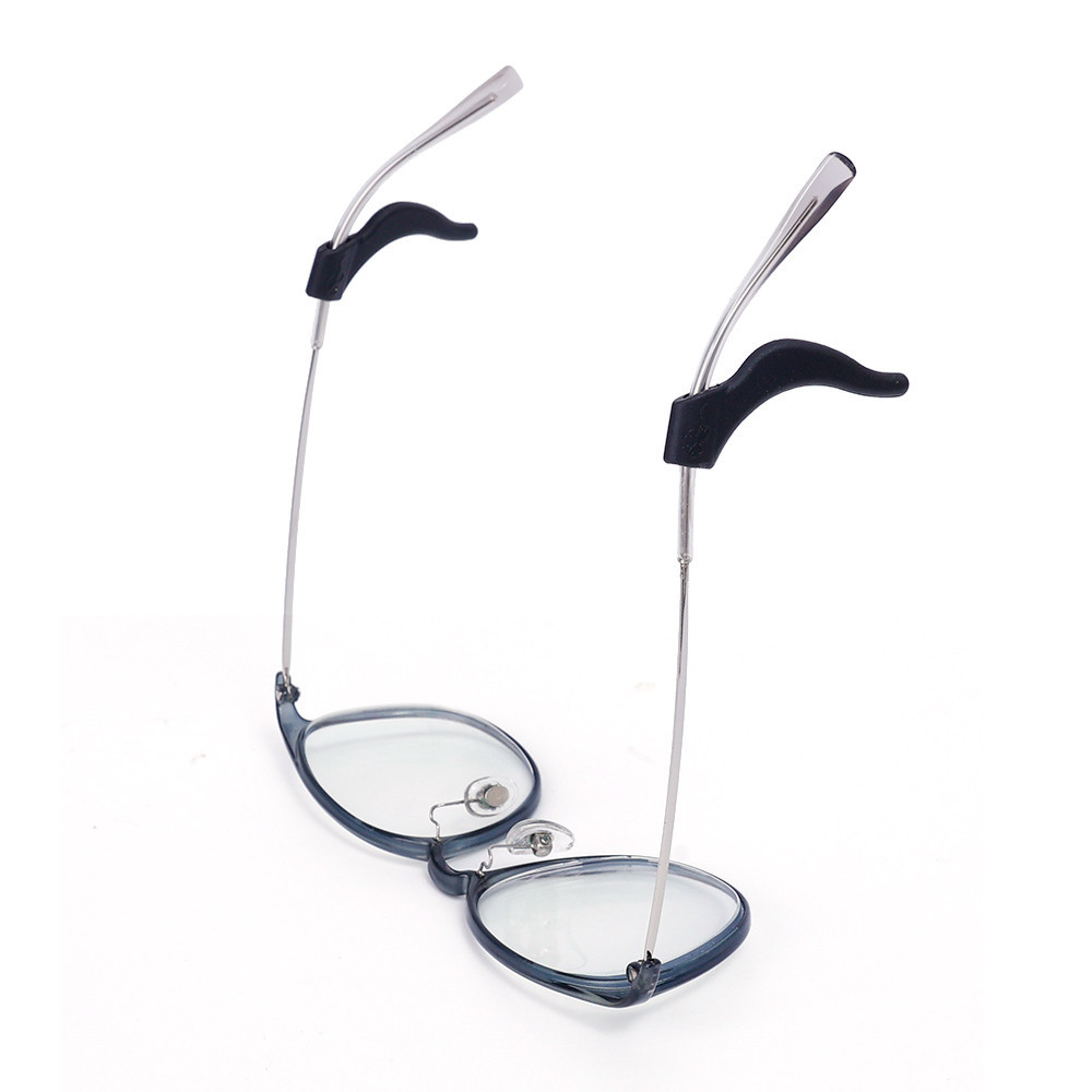 Anti-slip Soft Silicone Glasses Frame Ear Grip Eyeglasses Leg Ear Hooks ...