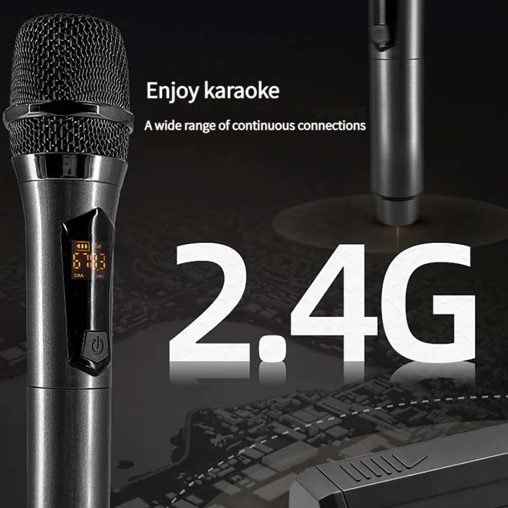 Wireless Microphone Charging Microphone 1280mA Rechargeable Lithium ...
