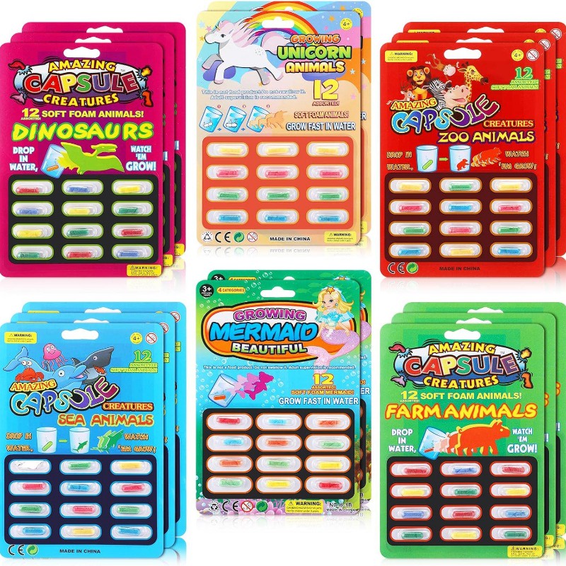 Water Absorption Expansion Capsule Toys / Ocean Forest Animals Magic ...
