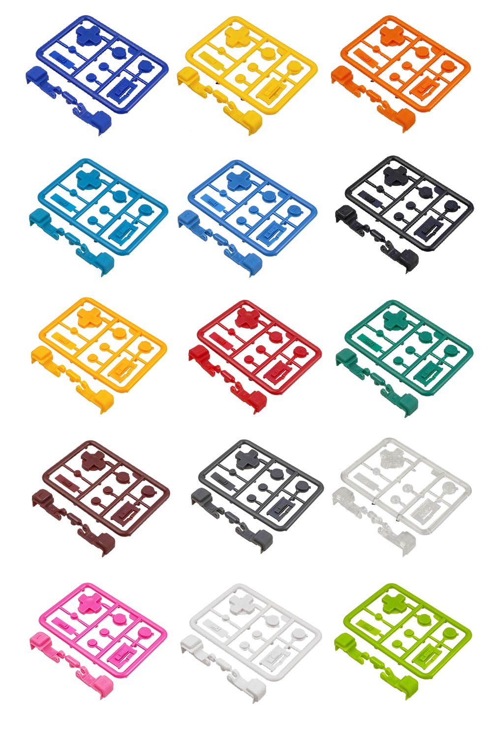 High Quality Buttons for GBA SP New 15 Colors Size Buttons Keys for ...