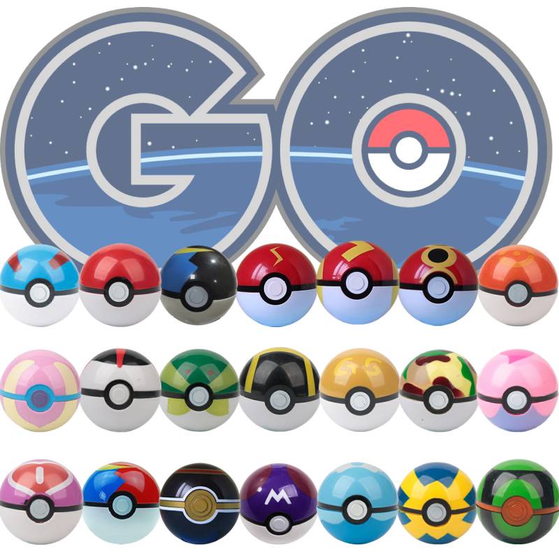 7cm Pokemon Master Ball Toy Magical Abs Material Pocket Monster ...