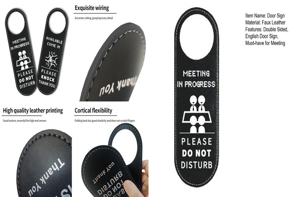 [Ready stock] Eye-catching Door Sign Door Sign Double Sided Meeting in ...