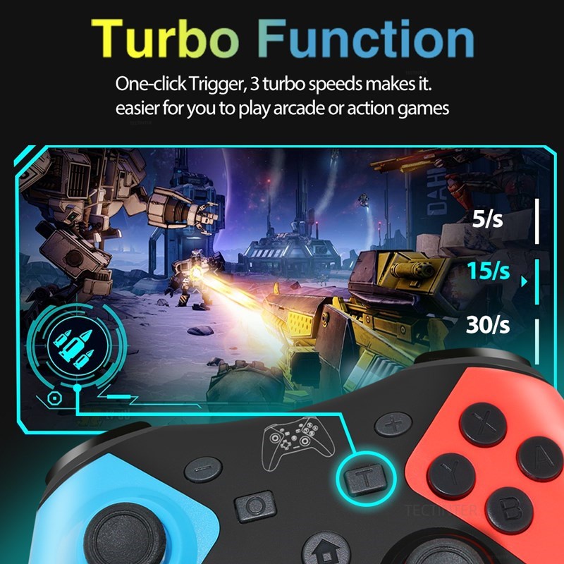 Wireless Controller Turbo Dual Vibration 6 Axis Dualshock PC Gamepad Bluetooth Gamepad For ...