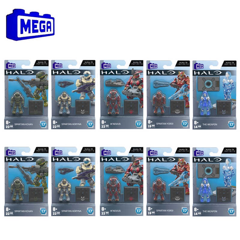 Anime Mega Construx Haloes Infinites Heroes Series 17 Spartan Yoroi ...