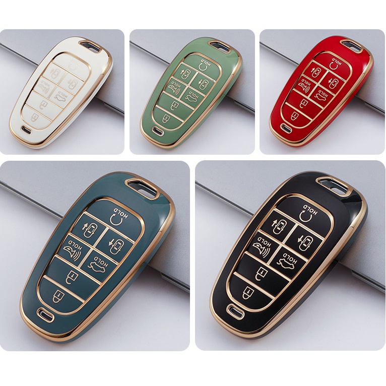 Hyundai 6 buttons remote key case staria tucson key cover car key case ...