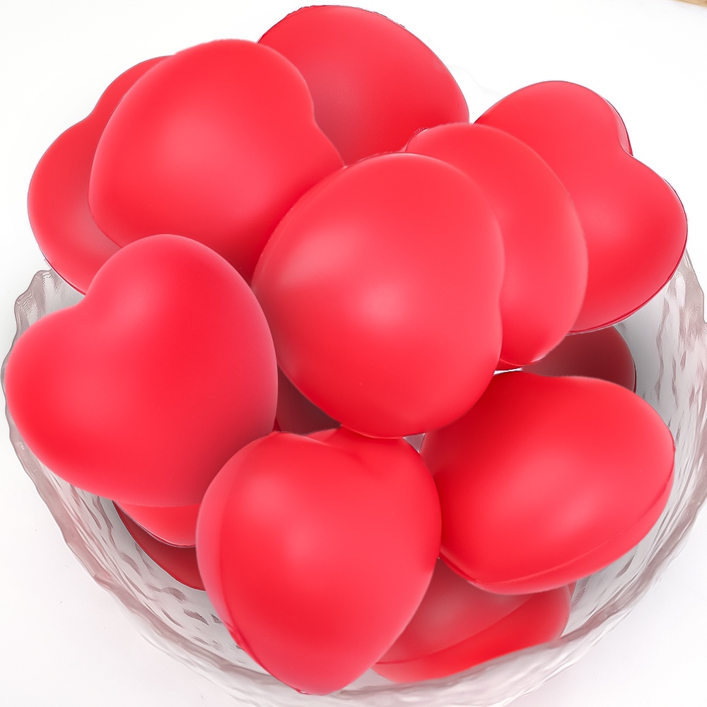 Fun Creative Big Red Heart Decompression Toy PU Pressure Anti-stress ...