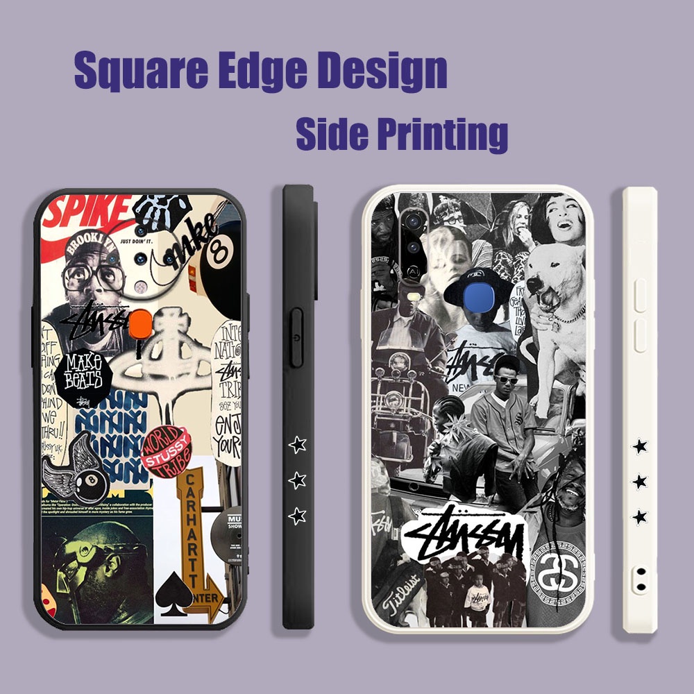 Casing For iPhone X XS MAX XR 13 Pro 7 8 Plus stussy vintage streetwear ...