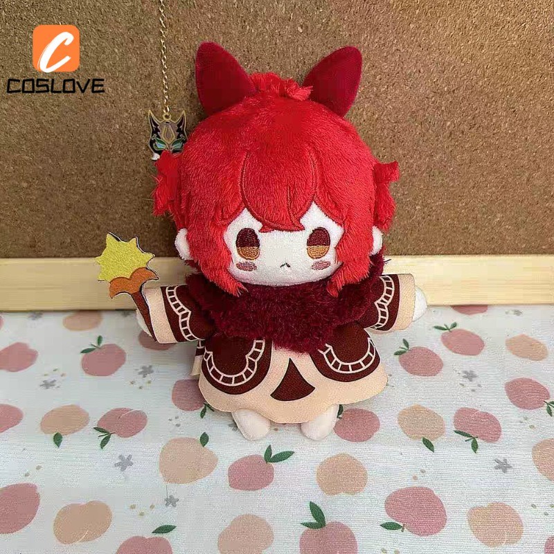 12CM Genshin Impact Xiao Diluc Small Cute Doll Plush Cotton Doll ...