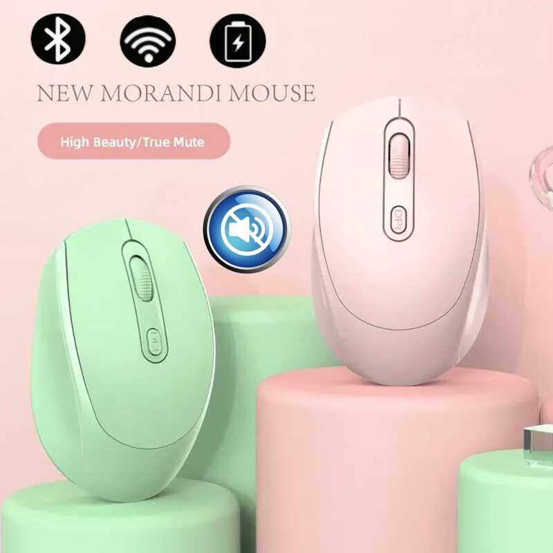 Bluetooth Wireless Mouse Rechargeable Mouse Wireless Computer Mouse ...