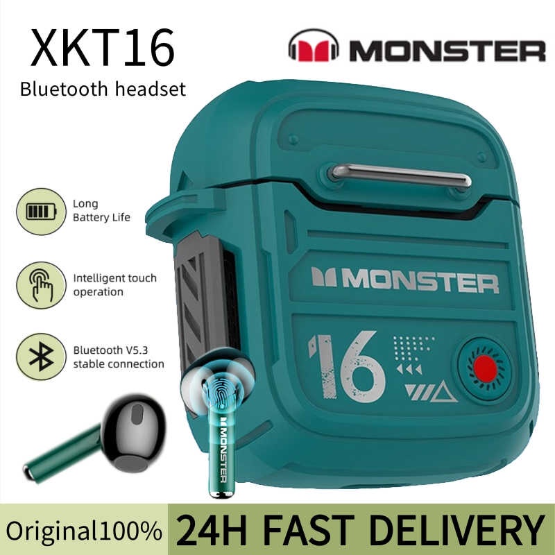 Monster Xkt16 Bt5.3 Wireless Headphones Bluetooth Earphones Low Latency ...