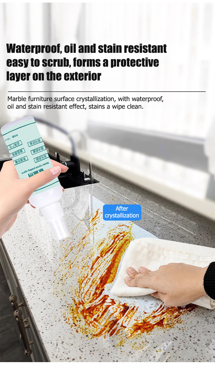 Stone Surface Crystallizer / Marble & Granite Restorer / Stone Nano ...