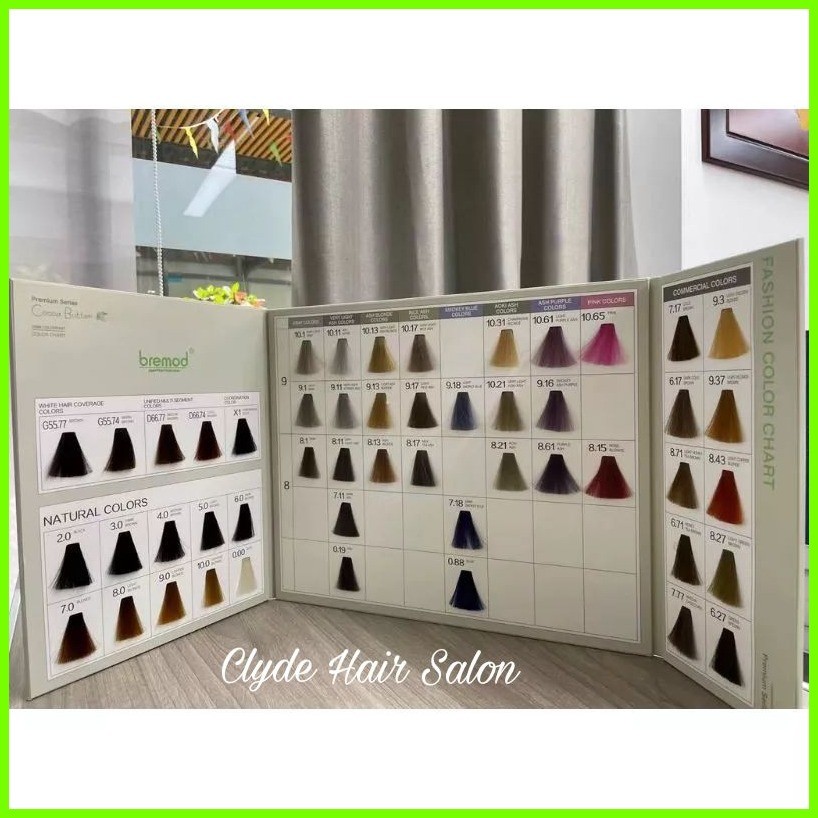 ۩ BREMOD PREMIUM hair color chart | Shopee Philippines